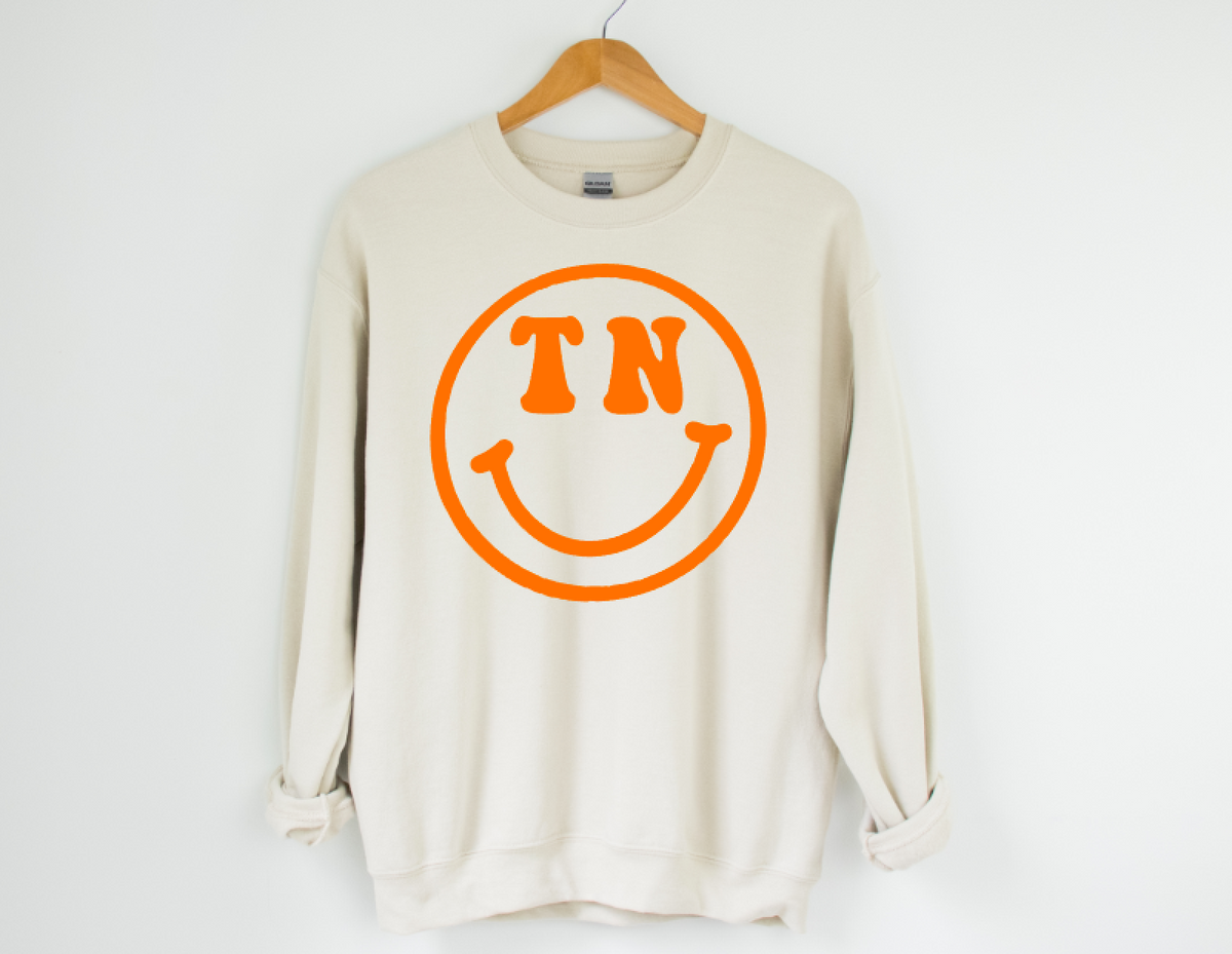 TN Smiley Face Crewneck Sweatshirt – pressed.